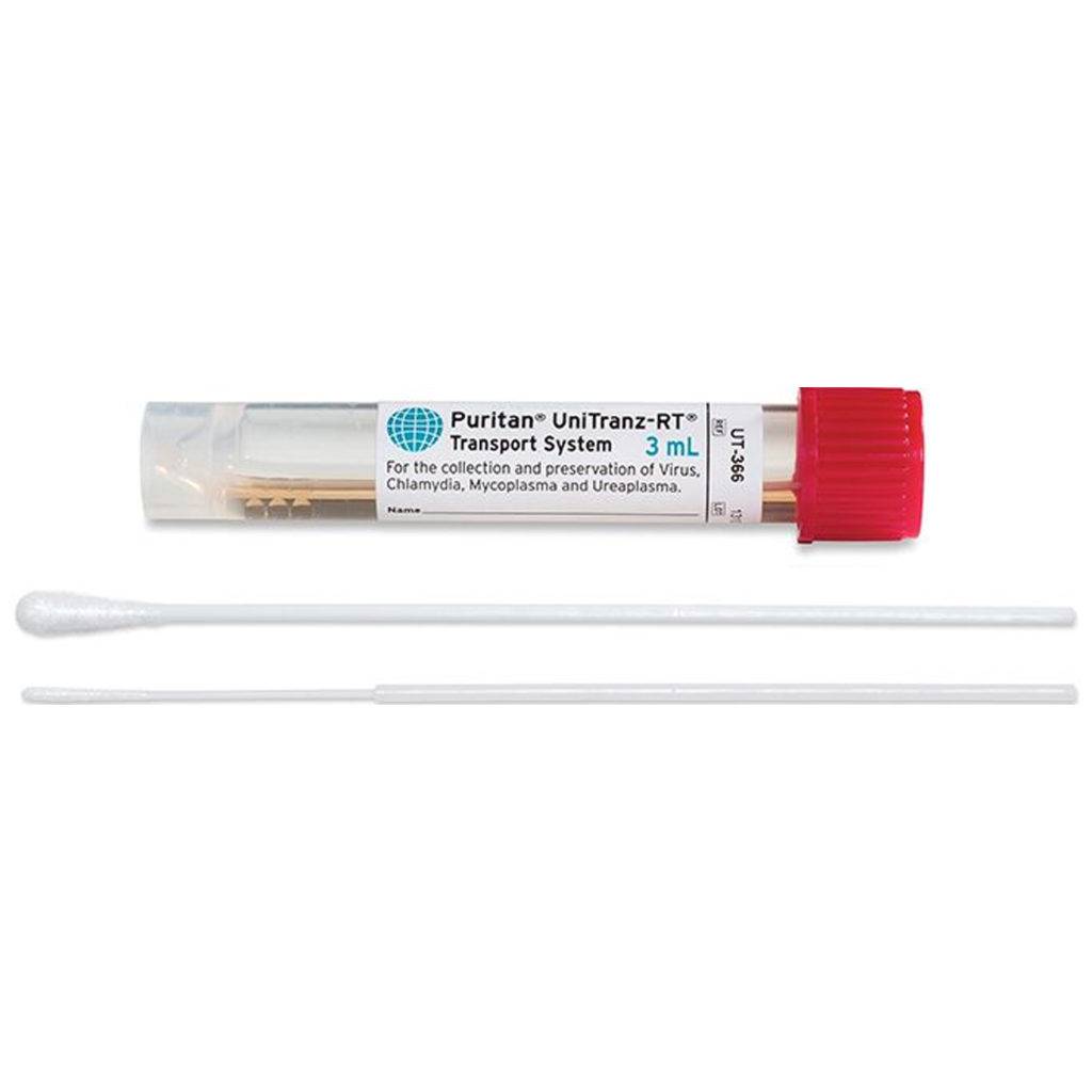 Opti-Swab 1ml Liquid Amies Transport Medium w/ 6"Ultrafine Flock Swab ...